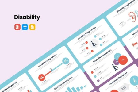 Disability Infographics Template – International Trade Council